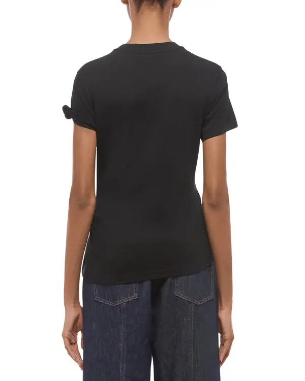 Helmut Lang Knot Baby Tee - Black
