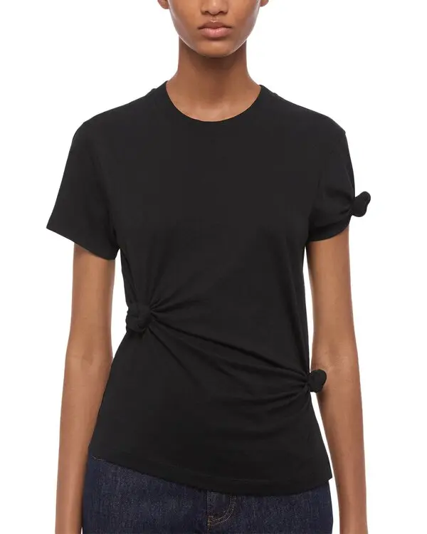 Helmut Lang Knot Baby Tee - Black