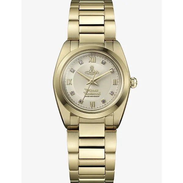 VIVIENNE WESTWOOD Tavistock Stainless Steel Watch - Gold