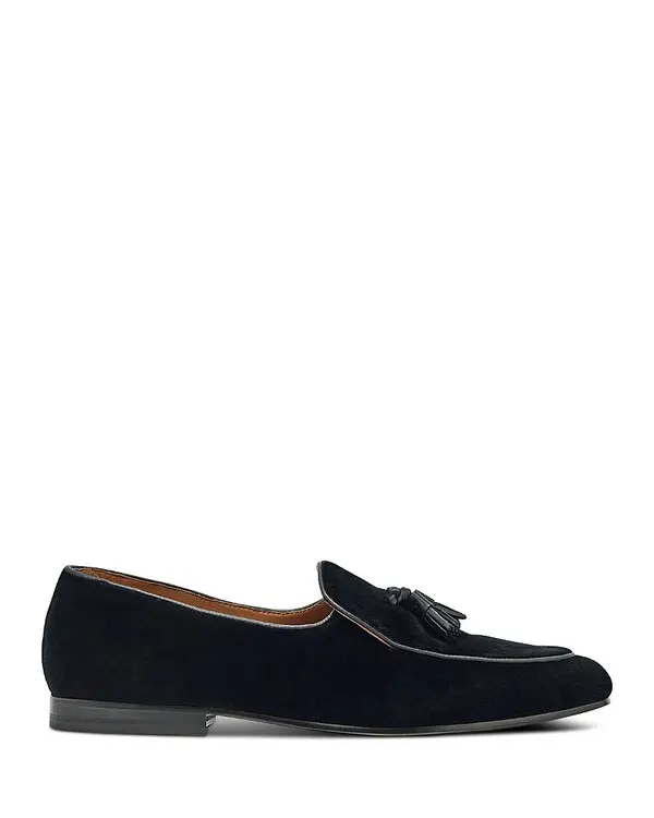 REISS Velvet Belgian Loafers
