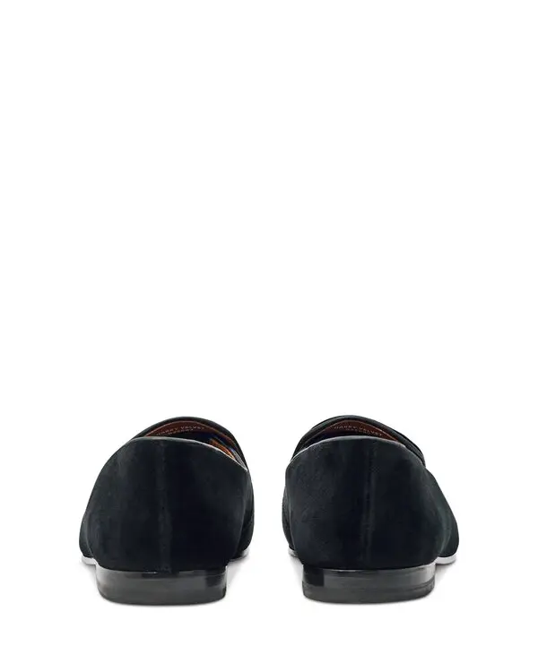REISS Velvet Belgian Loafers