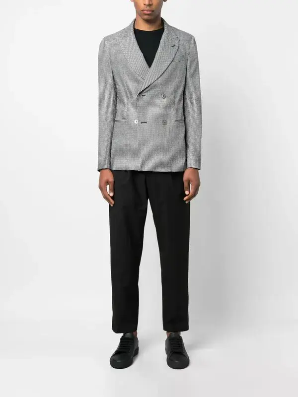 Herno Drawstring-waist Straight-leg Trousers - Black