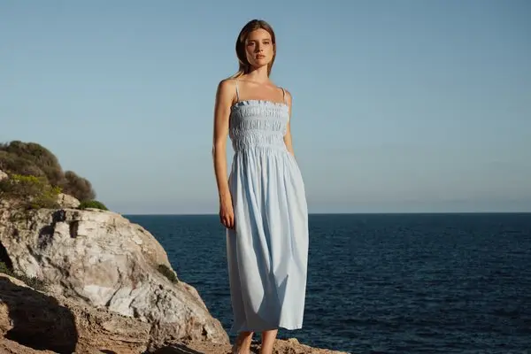 MandiBreeze Iris Dress - Blue