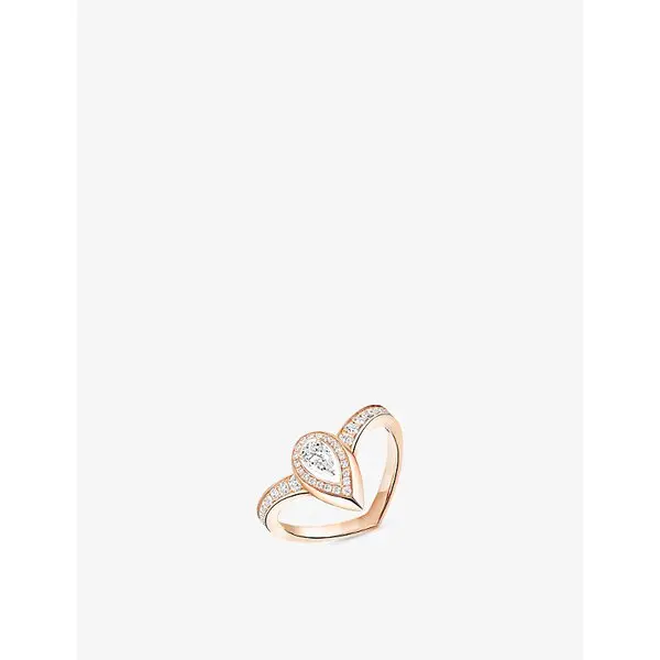 Messika Fiery Diamond Ring - Pink