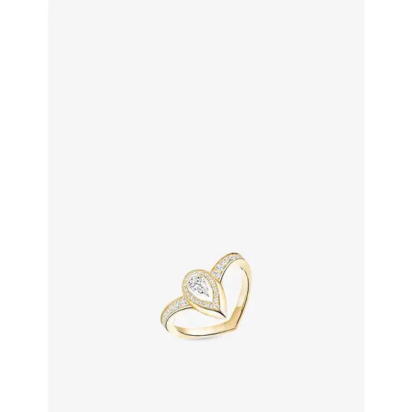 Messika Fiery Diamond Ring - Yellow