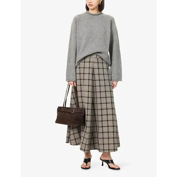 REFORMATION Pattern Woven Maxi Skirt
