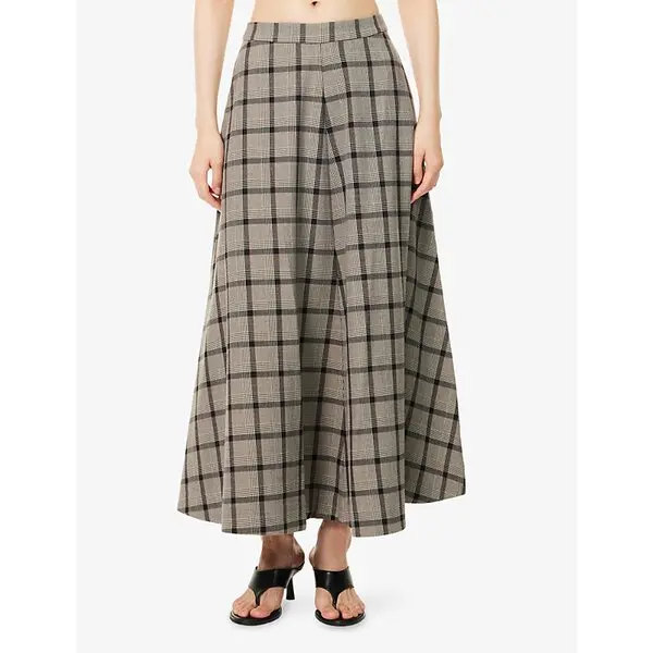 REFORMATION Pattern Woven Maxi Skirt