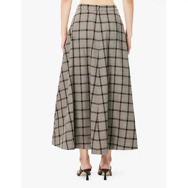 REFORMATION Pattern Woven Maxi Skirt