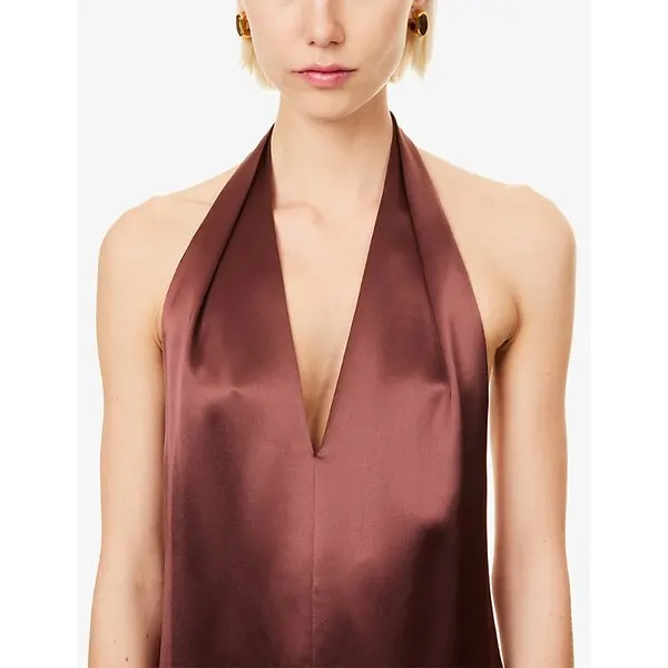 Shona Joy Savanna Halter-neck Stine Mini Dress