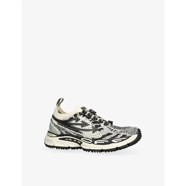 Off-White Be Right Back Woven Trainers - Beige Comb
