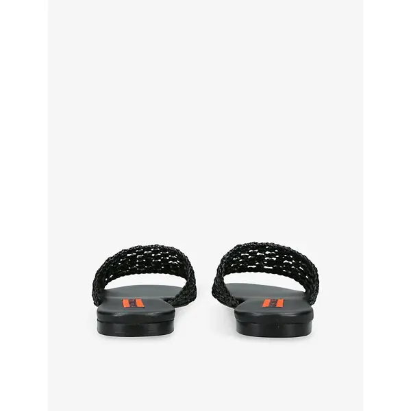 SIMONMILLER Knotted Salerno Woven Sandals - Black