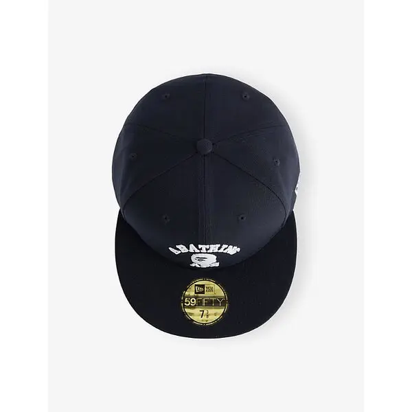 A BATHING APE 59fifty Embroidered-logo Baseball Cap - Navy