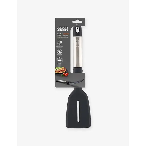 JOSEPH JOSEPH Elevate™ Stainless-steel Silicone Slotted Turner - Stainless Steel