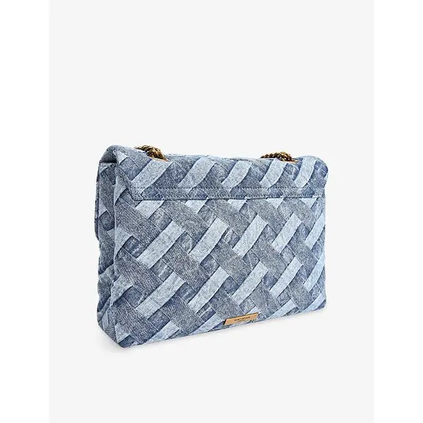 Kurt Geiger Kensington Large Shoulder Bag - Denim