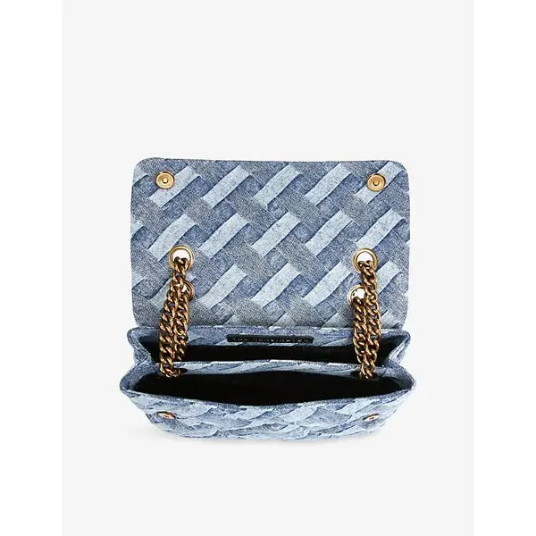 Kurt Geiger Kensington Large Shoulder Bag - Denim