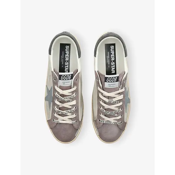 GOLDEN GOOSE Super-star Suede Trainers - Bone/comb