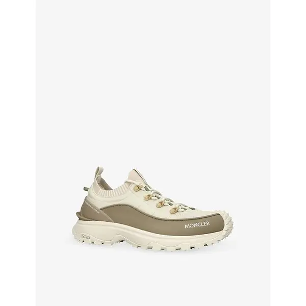 Moncler Trailgrip Lite3 Woven Trainers - Beige