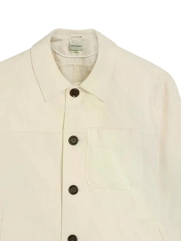 Oliver Peoples Buffalo Denim Jacket - Neutrals