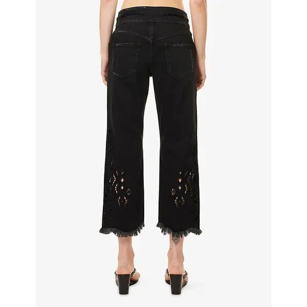 Isabel Marant Étoile Alison Broderie Denim Jeans