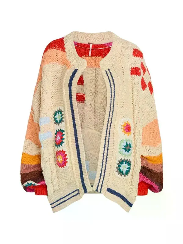 Free People Stripe-detail Cardigan