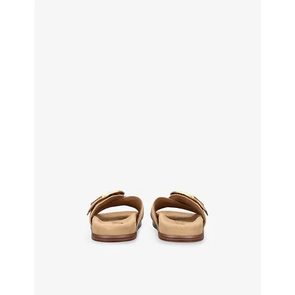 Sam Edelman Darla Suede Sandals - Tan