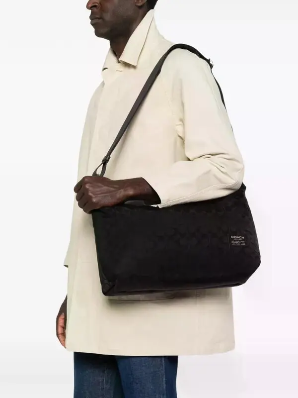 COACH Pattern Key-charm Shoulder Bag