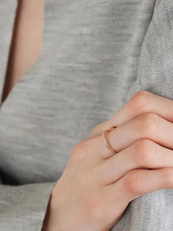 REPOSSI Antifer 18-karat Diamond Heart Ring