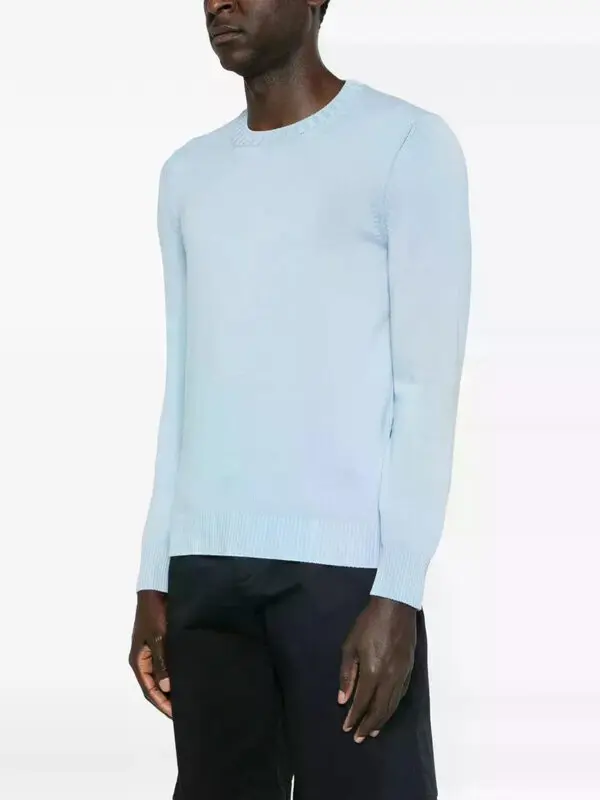 GRAN SASSO Long-sleeve Crew-neck Sweater - Blue