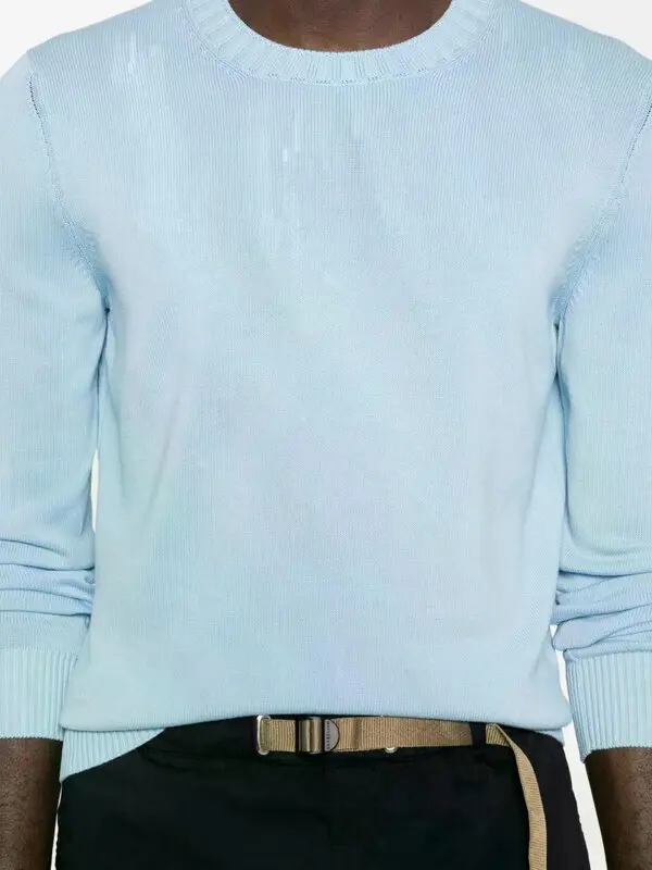 GRAN SASSO Long-sleeve Crew-neck Sweater - Blue