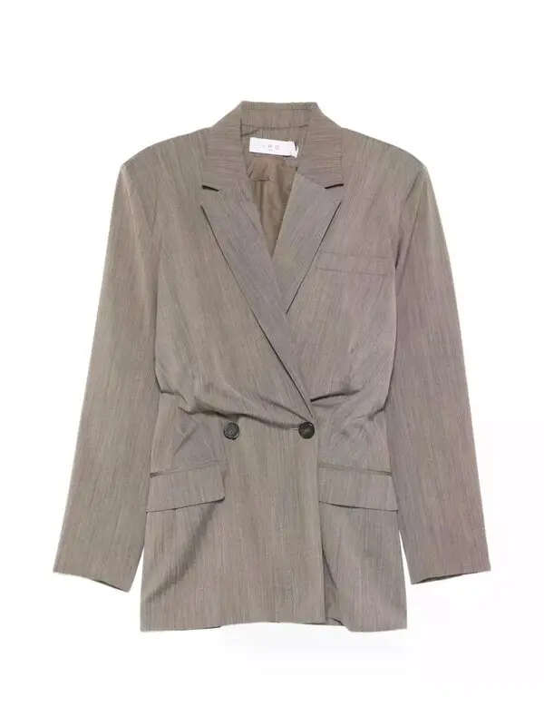 IRO PARIS Pinstripe Double-breasted Blazer - Neutrals