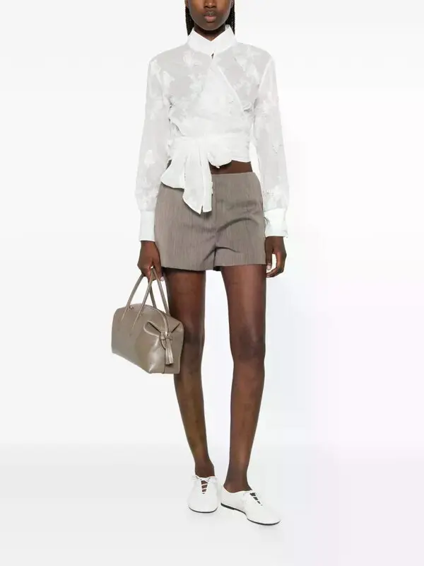 MAZZARELLI Tie-front Blouse