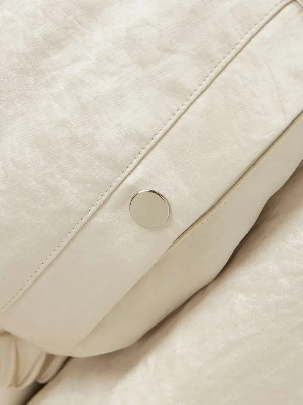 Maria Mcmanus Hammered-satin Bomber Jacket