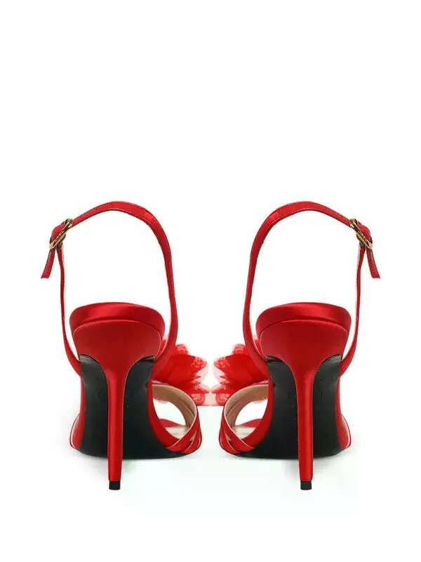 GINISSIMA Julia Heeled Sandals - Red