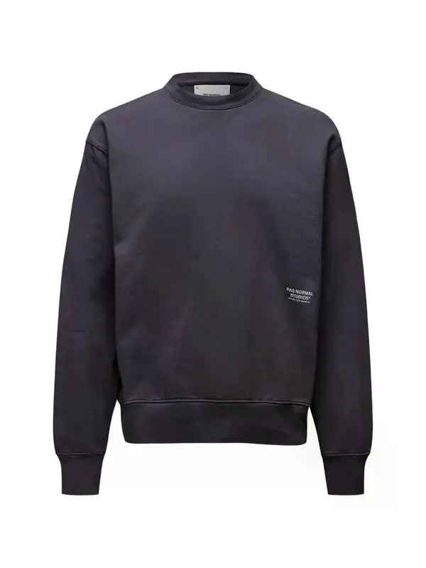 PAS NORMAL STUDIOS Ribbed Crew-neck Sweatshirt