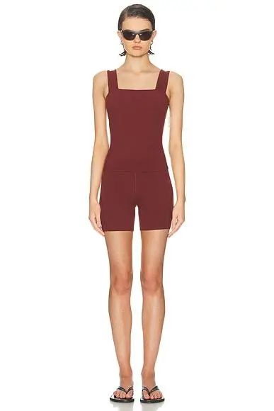 LEFT ON FRIDAY Frame Long Tank Top