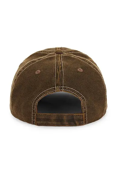 ONE OF THESE DAYS Running Horse Leather Patch Cap