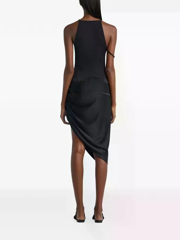 COURREGES Asymmetric Drawstring Skirt