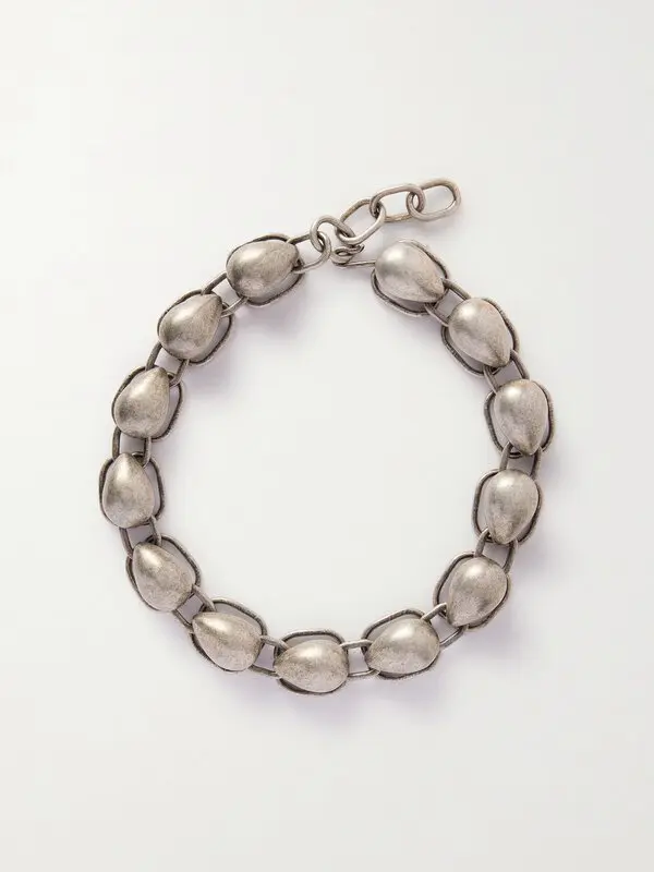 Khaite Tone Necklace - Silver