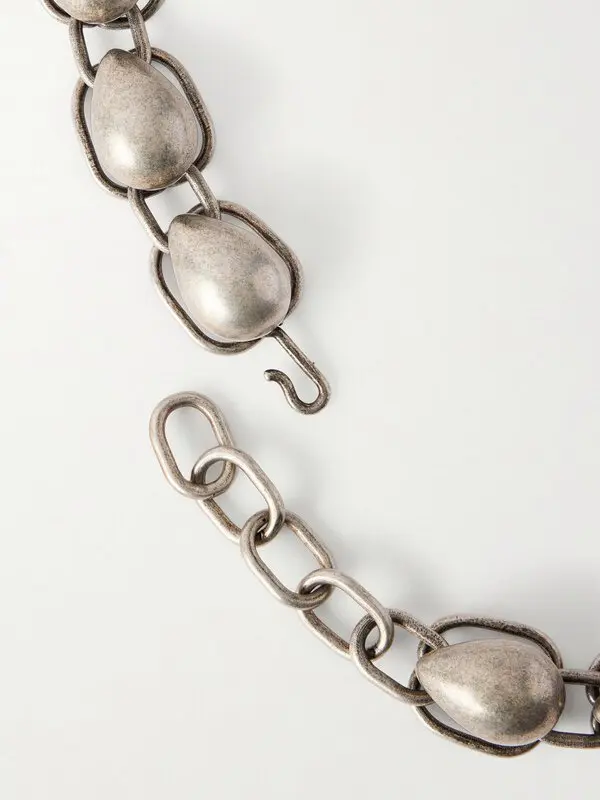Khaite Tone Necklace - Silver