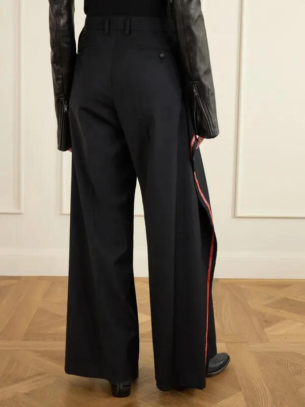 Junya Watanabe Crepe Straight-leg Pants