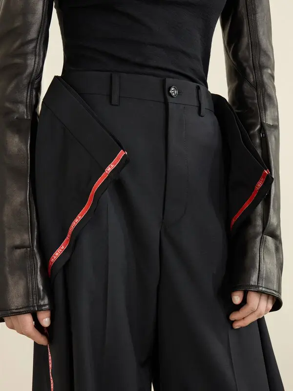 Junya Watanabe Crepe Straight-leg Pants