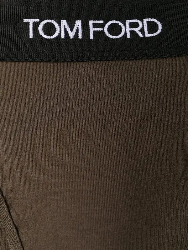 TOM FORD Logo Boxers - Brown