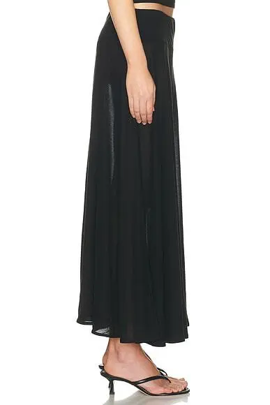 ST. AGNI Fluid Jersey Skirt