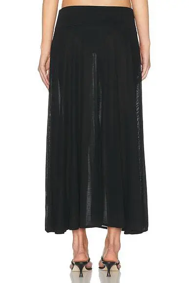 ST. AGNI Fluid Jersey Skirt
