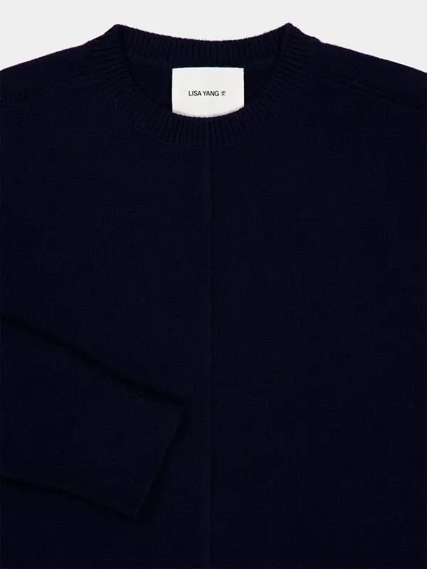 LISA YANG Nairi Knitted Cashmere Sweater - Blue