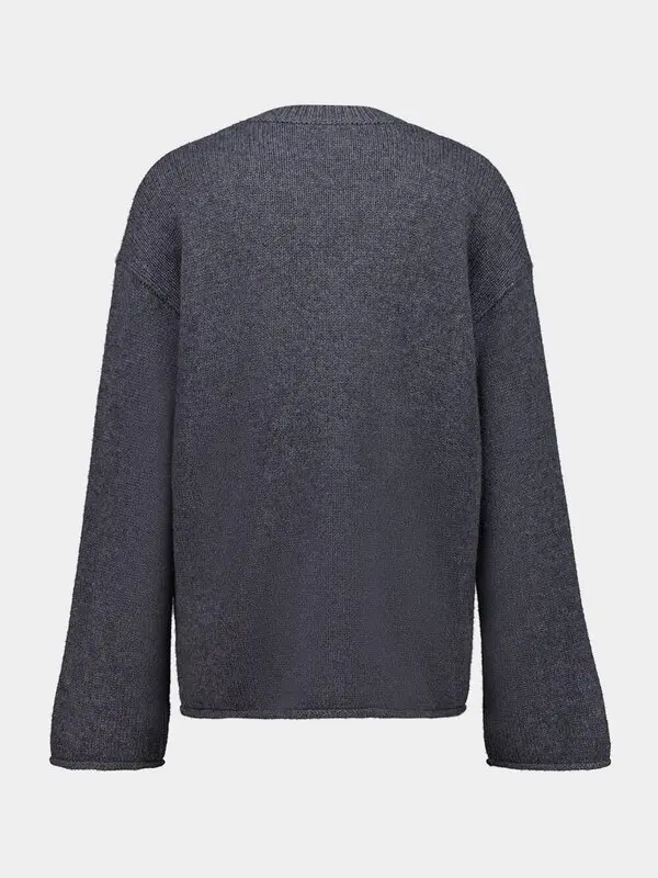 LISA YANG Kristy Cashmere Sweater - Grey