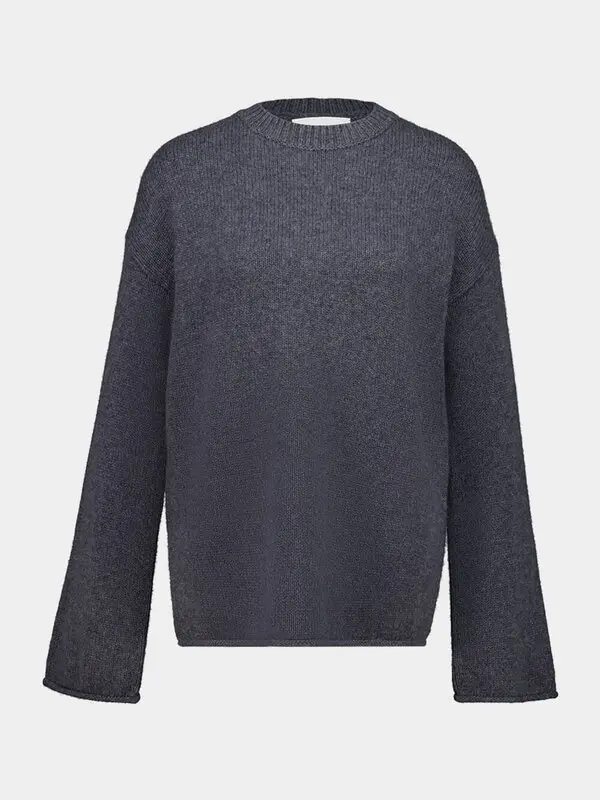 LISA YANG Kristy Cashmere Sweater - Grey