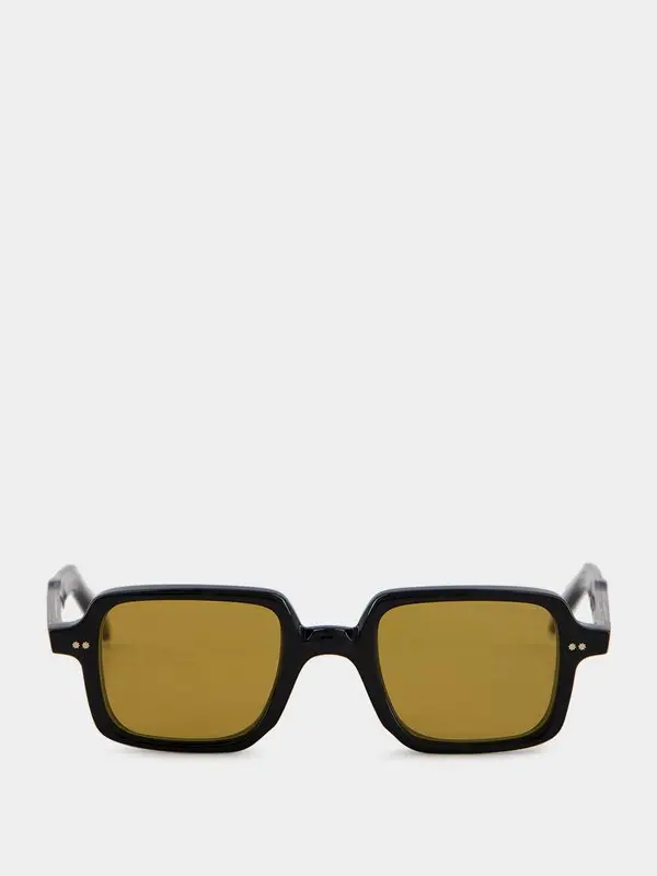 CUTLER AND GROSS Gr02 Rectangle Sunglasses - Black