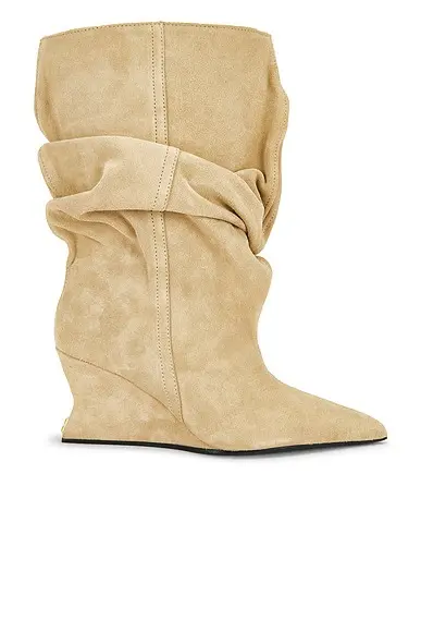 Balmain Ankle Wedge Boots