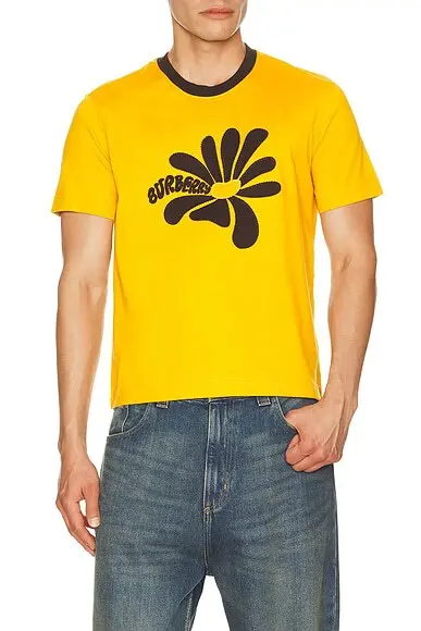 Burberry Flower Power T-shirt - Pear